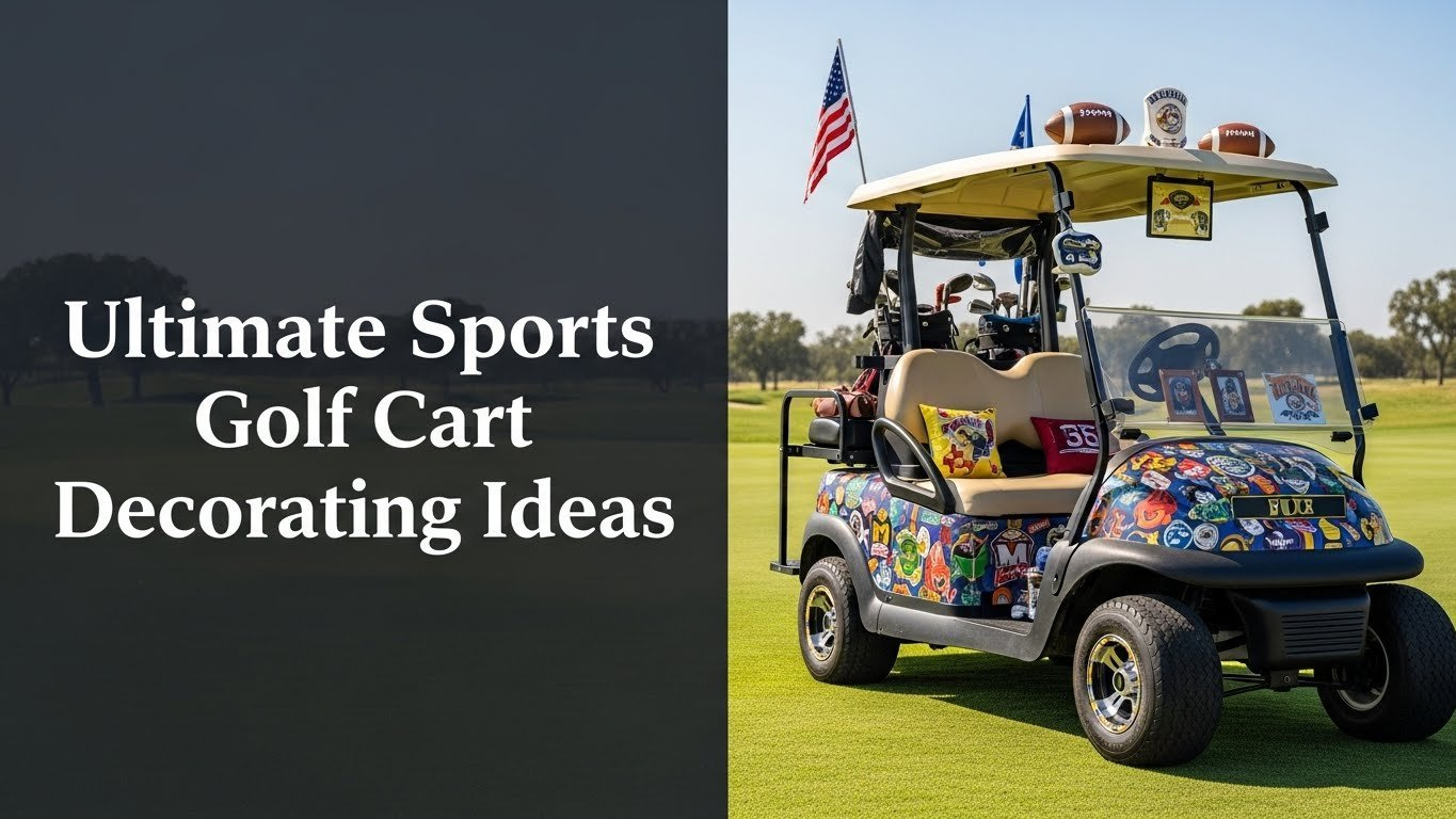Ultimate Sports Golf Cart Decorating Ideas For 2026