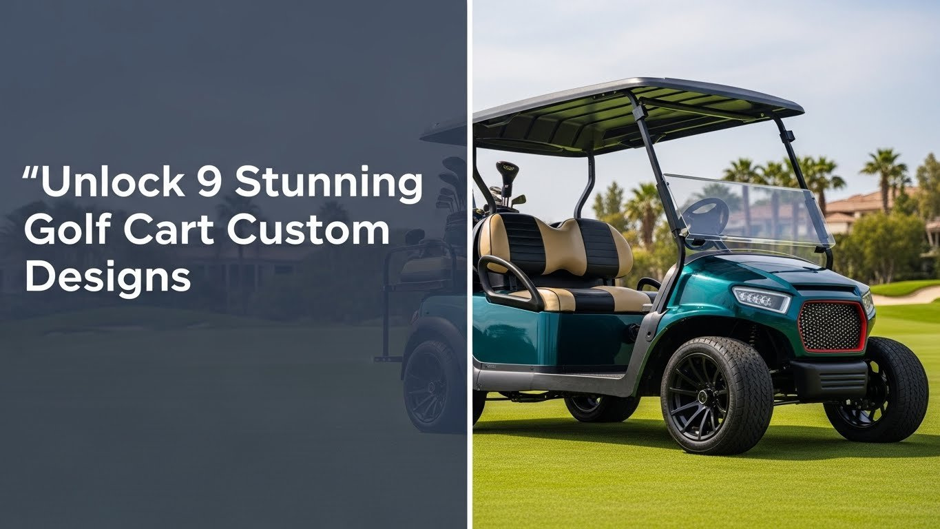 Unlock 9 Stunning Golf Cart Custom Designs For 2026