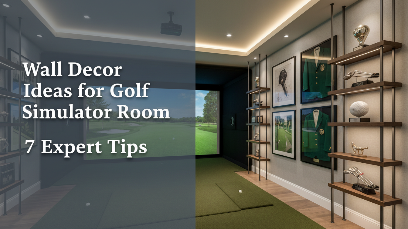 Wall Decor Ideas For Golf Simulator Room 7 Expert Tips