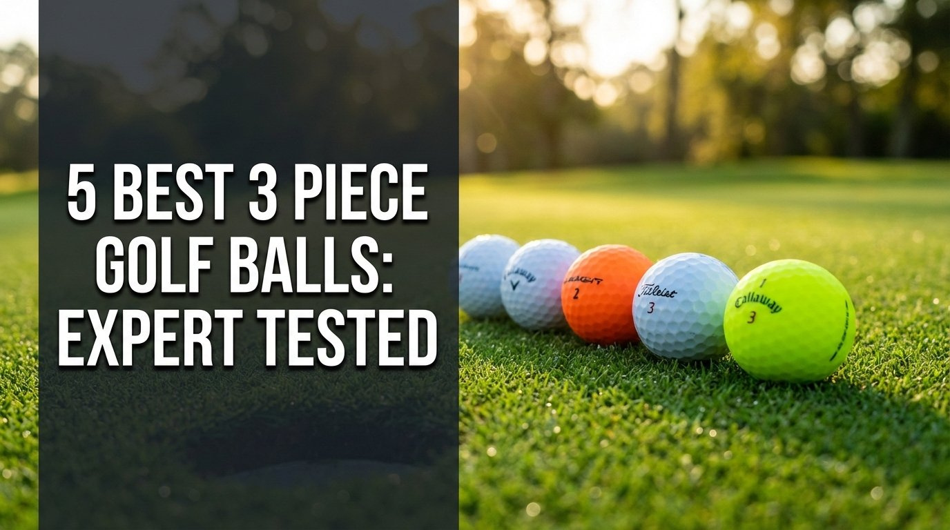 5 Best 3 Piece Golf Balls: Expert Tested In 2026