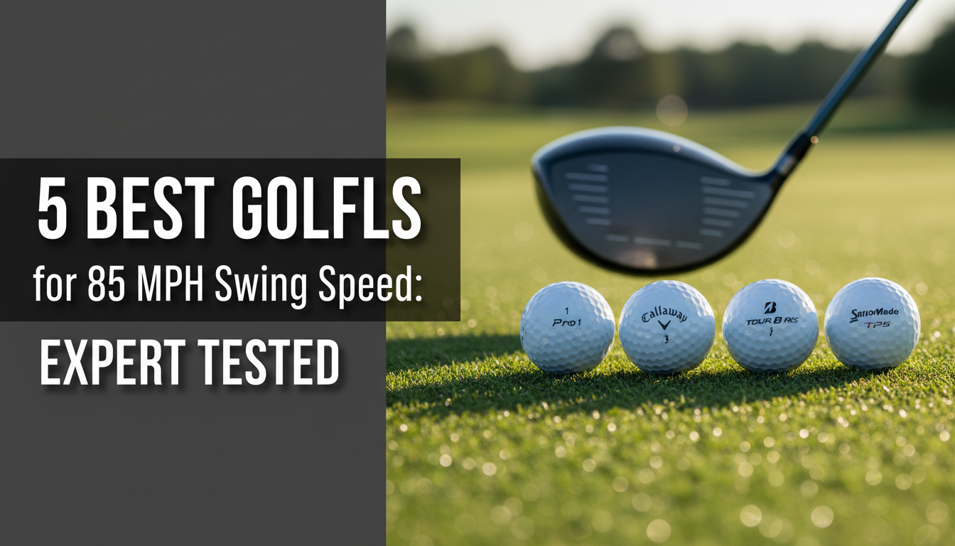 5 Best Golf Balls For 85 MPH Swing Speed: Expert Tested 2026