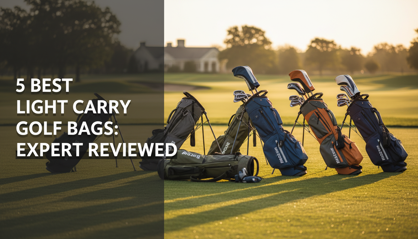 5 Best Light Carry Golf Bags In 2026: Expert Reviewed