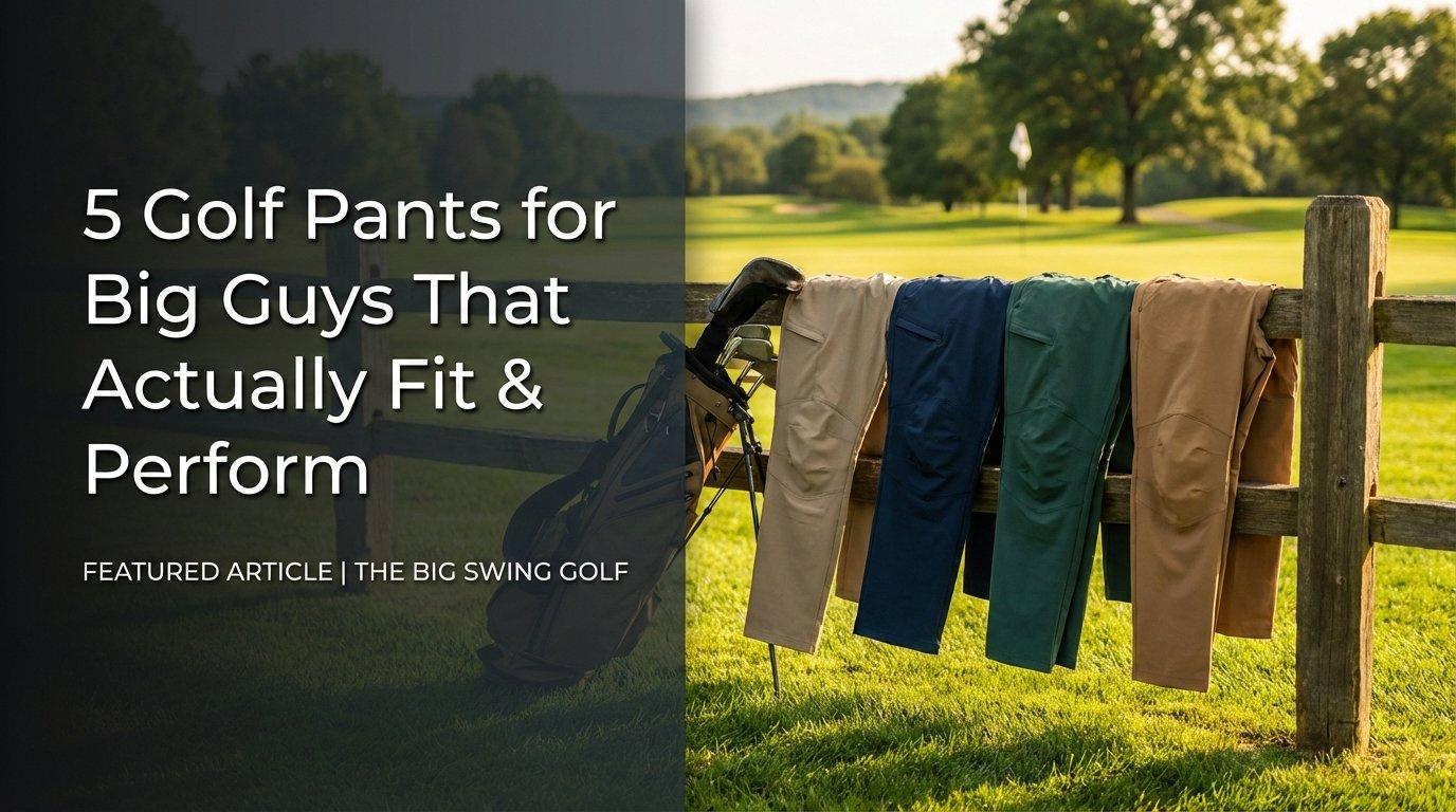 5 Golf Pants For Big Guys That Actually Fit & Perform 2026