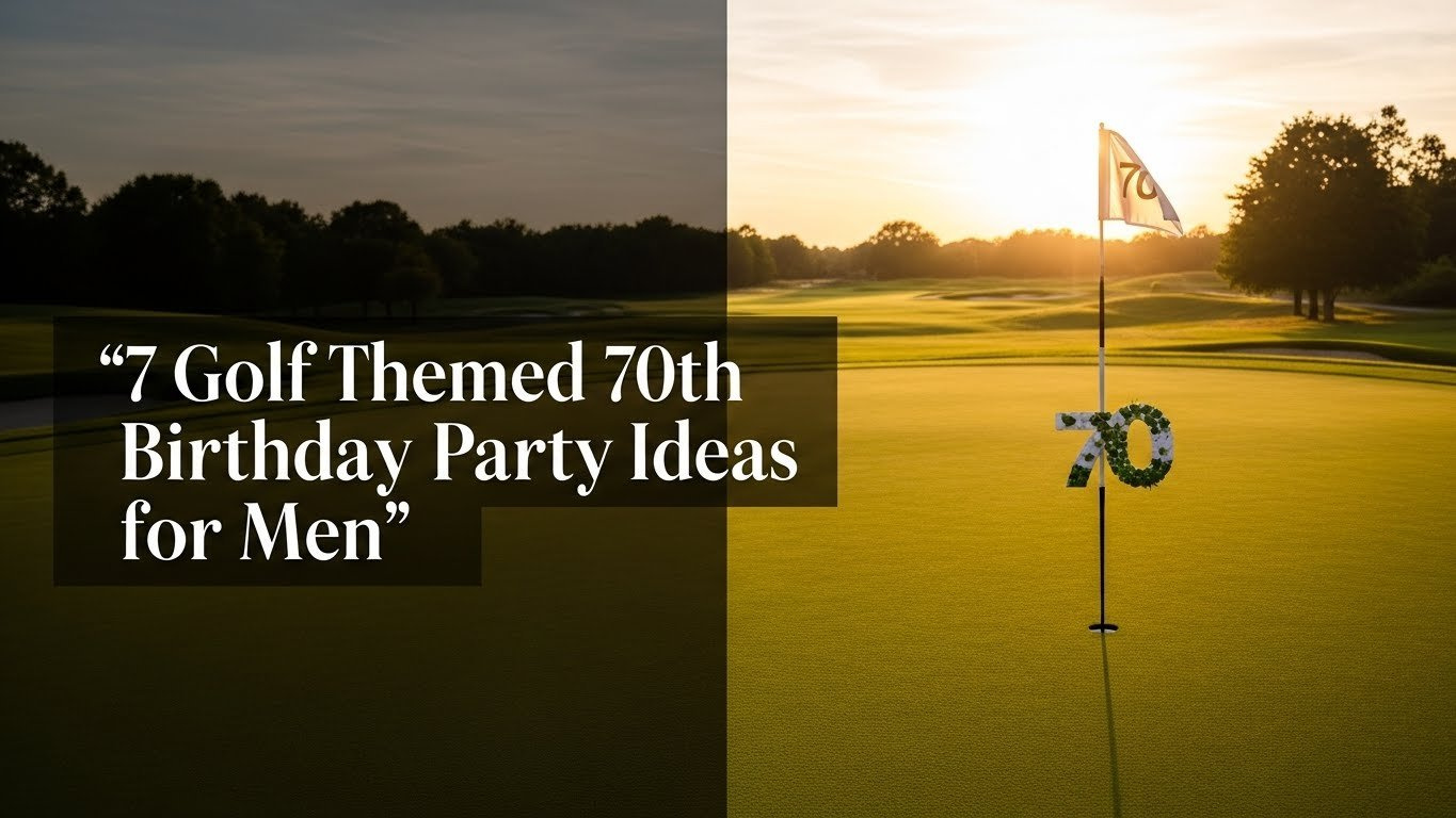 7 Golf Themed 70th Birthday Party Ideas For Men