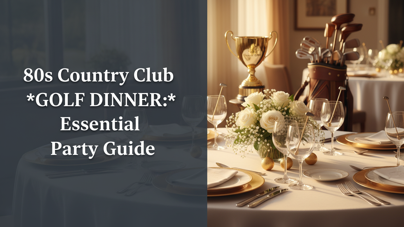 80s Country Club Golf Dinner: Essential Party Guide