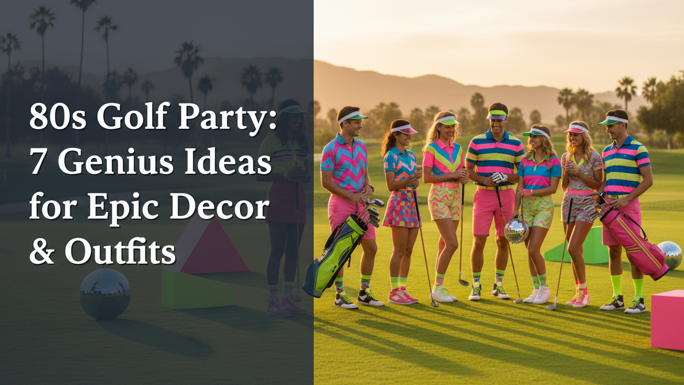 80s Golf Party: 7 Genius Ideas For Epic Decor & Outfits