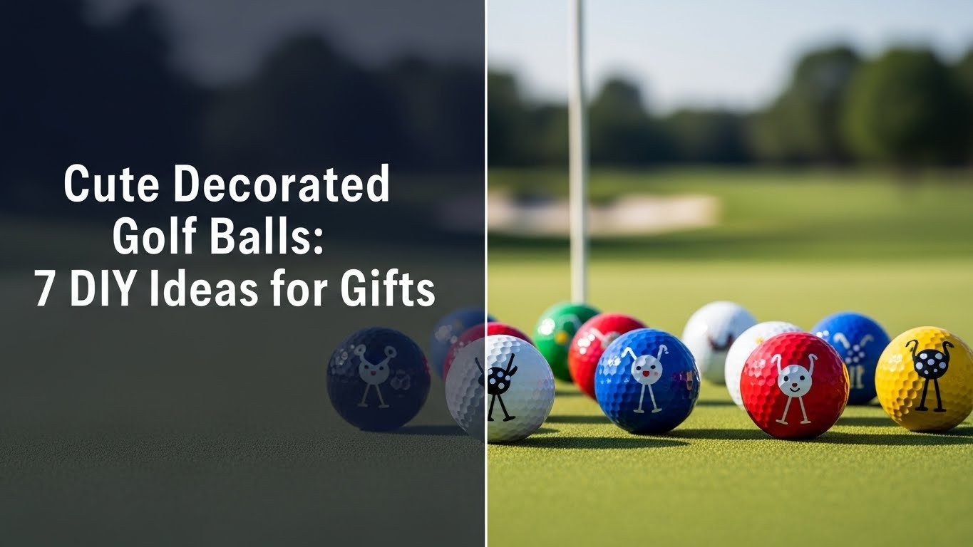 Cute Decorated Golf Balls: 7 DIY Ideas For Gifts