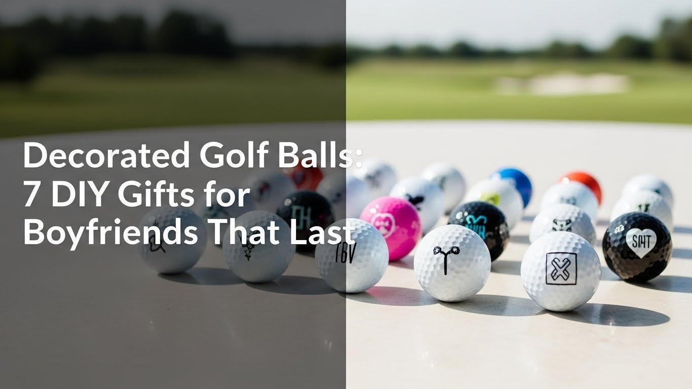 Decorated Golf Balls: 7 DIY Gifts For Boyfriends That Last