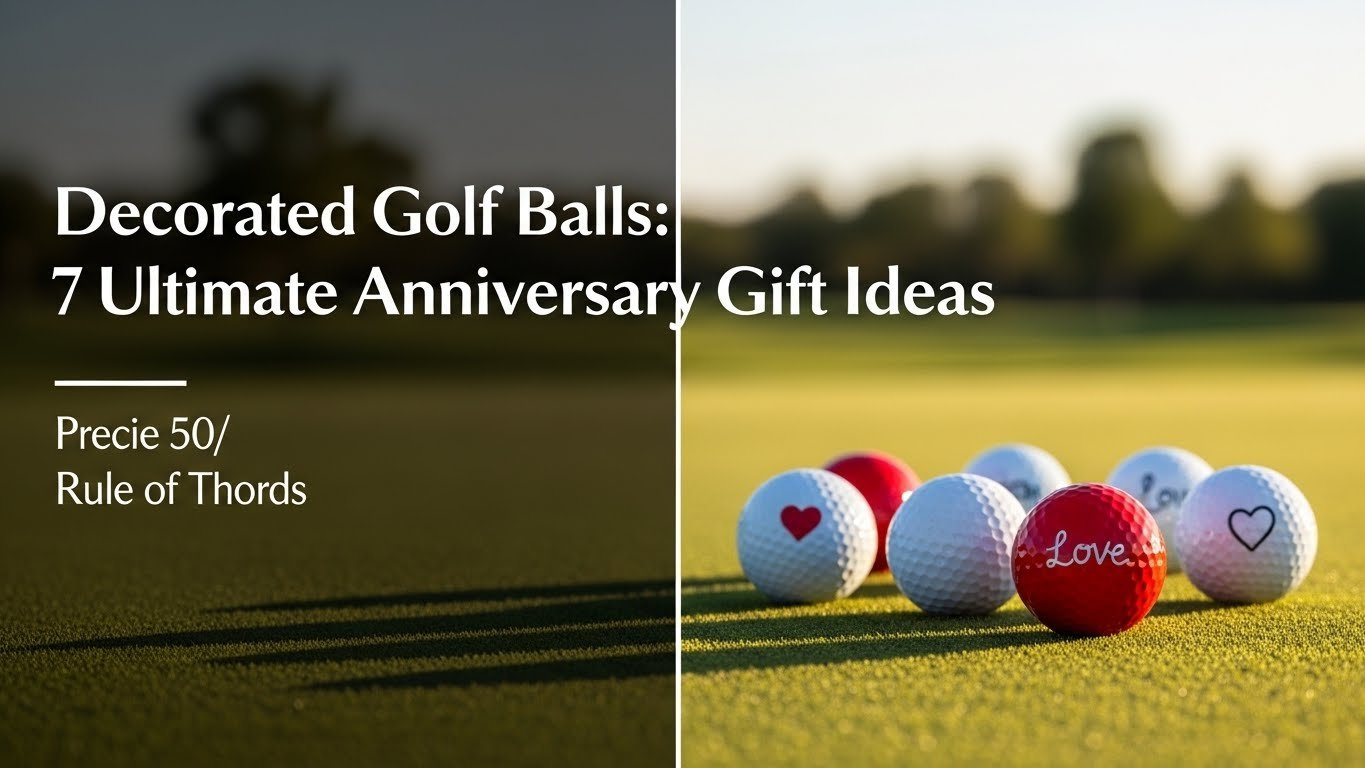 Decorated Golf Balls: 7 Ultimate Anniversary Gift Ideas