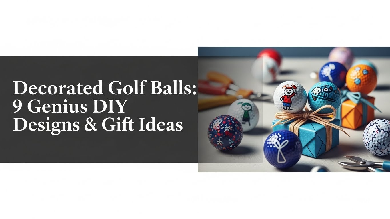 Decorated Golf Balls: 9 Genius DIY Designs & Gift Ideas