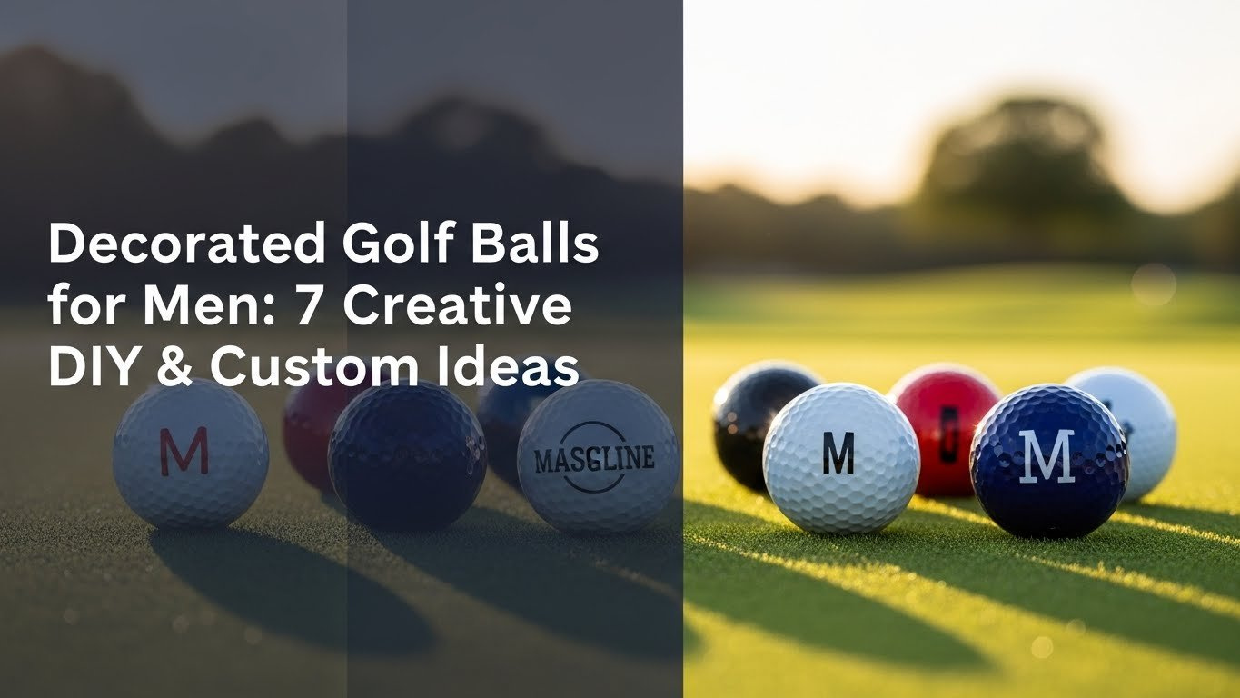 Decorated Golf Balls For Men: 7 Creative DIY & Custom Ideas