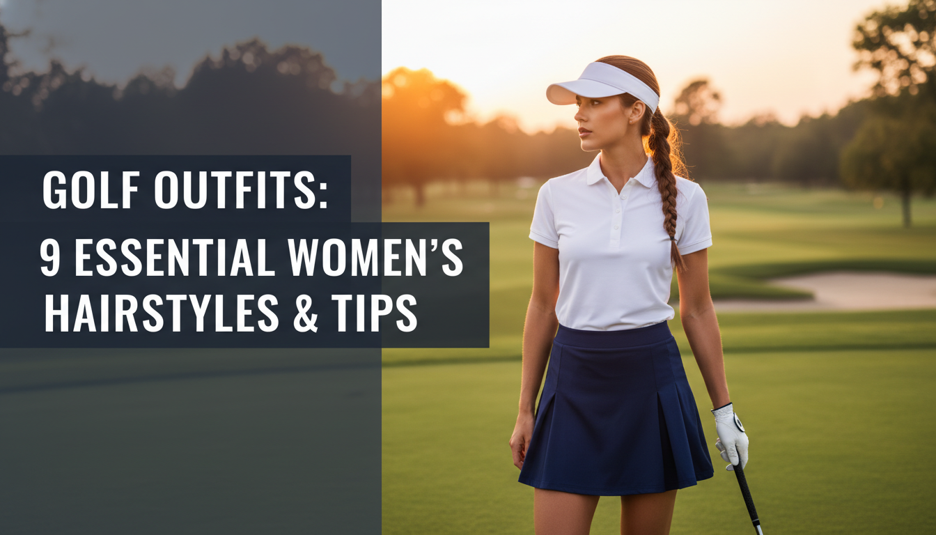 Golf Outfits: 9 Essential Women's Hairstyles & Tips