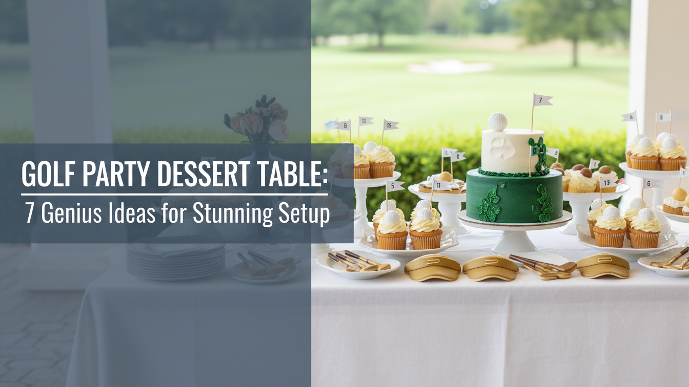 Golf Party Dessert Table: 7 Genius Ideas For Stunning Setup