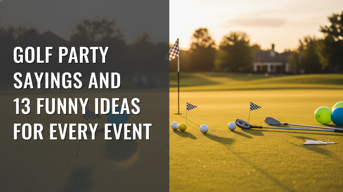 Golf Party Sayings And 13 Funny Ideas For Every Event In 2026