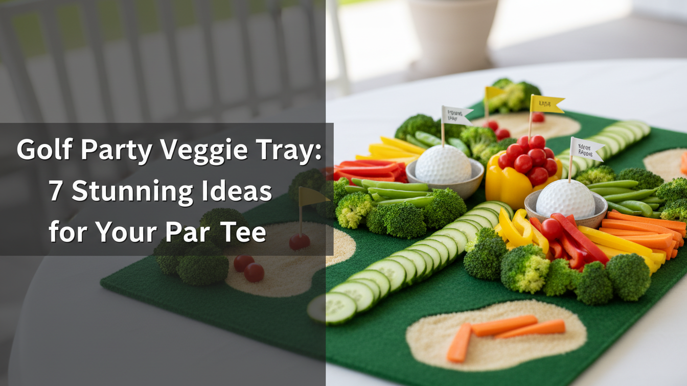 Golf Party Veggie Tray: 7 Stunning Ideas For Your Par-Tee
