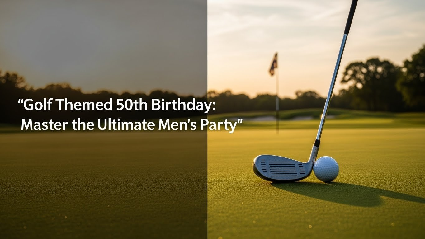 Golf Themed 50th Birthday: Master The Ultimate Men's Party