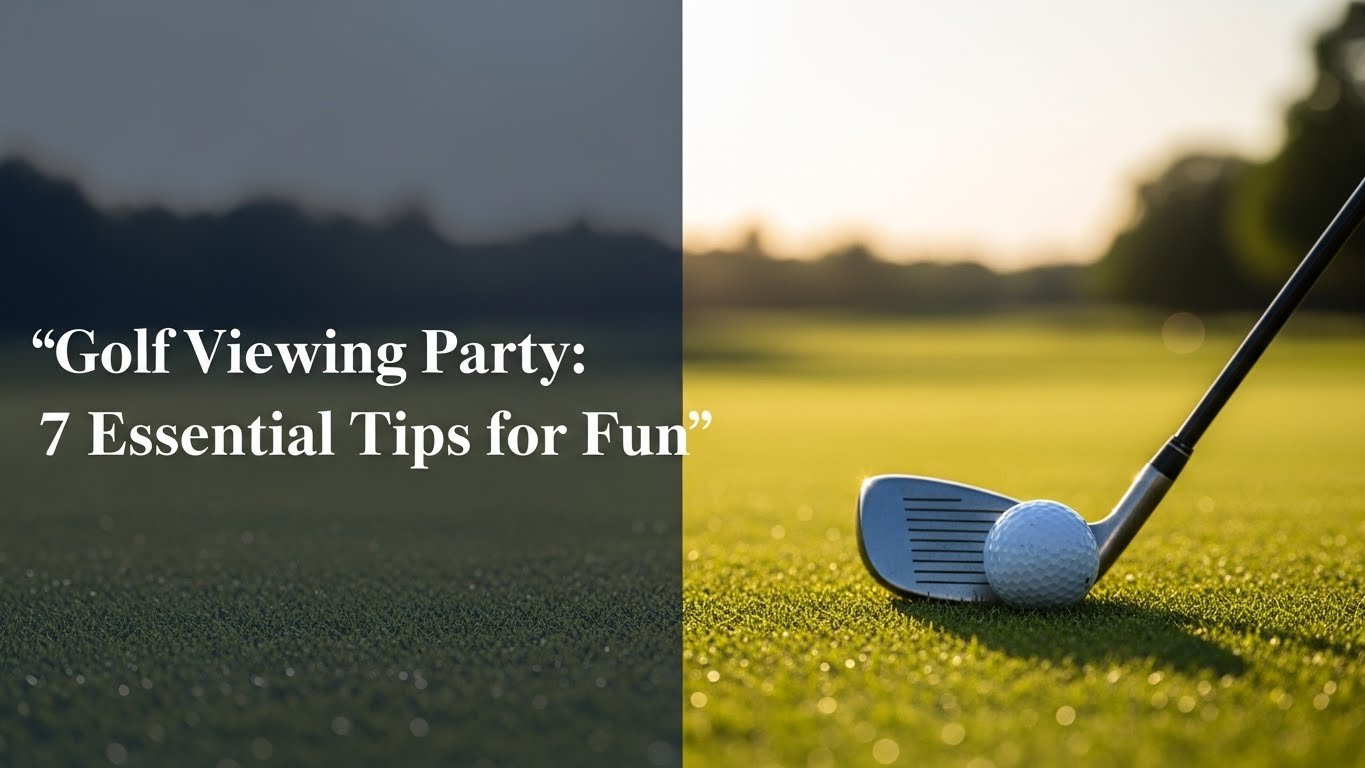 Golf Viewing Party: 7 Essential Tips For 2026 Fun