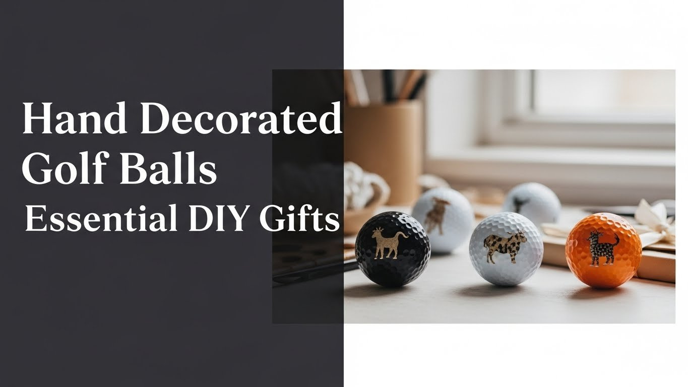 Hand Decorated Golf Balls Essential DIY Gifts
