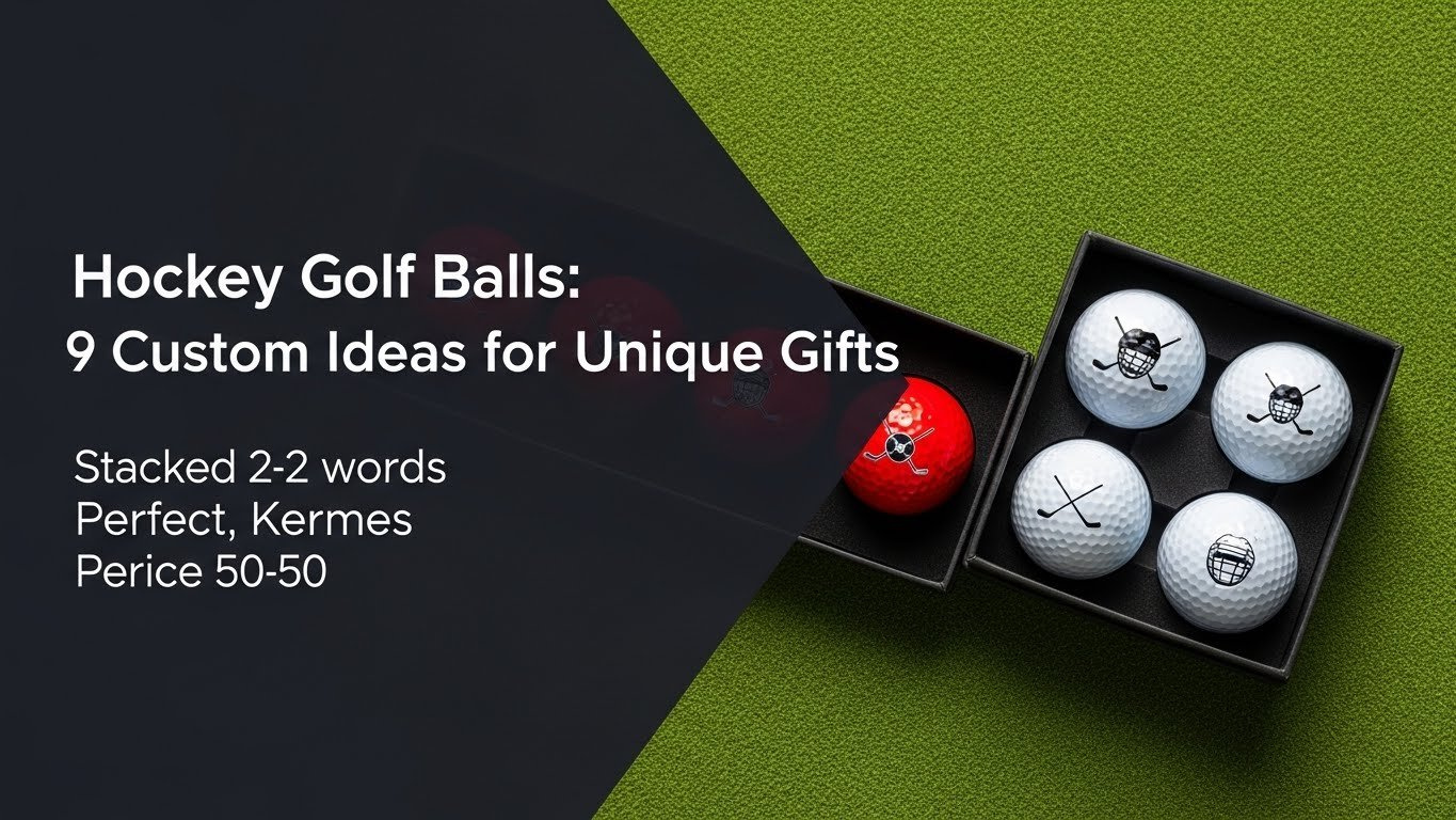 Hockey Golf Balls: 9 Custom Ideas For Unique Gifts