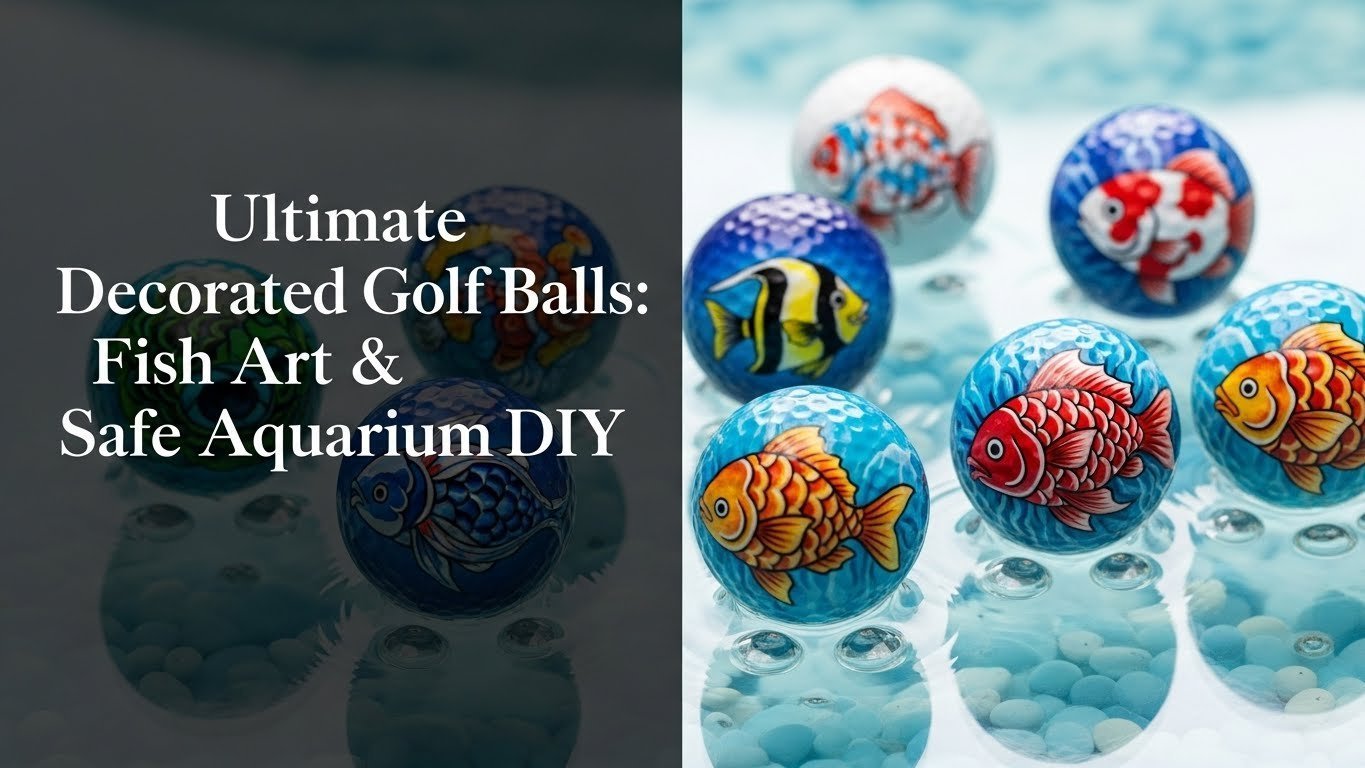 Ultimate Decorated Golf Balls: Fish Art & Safe Aquarium DIY