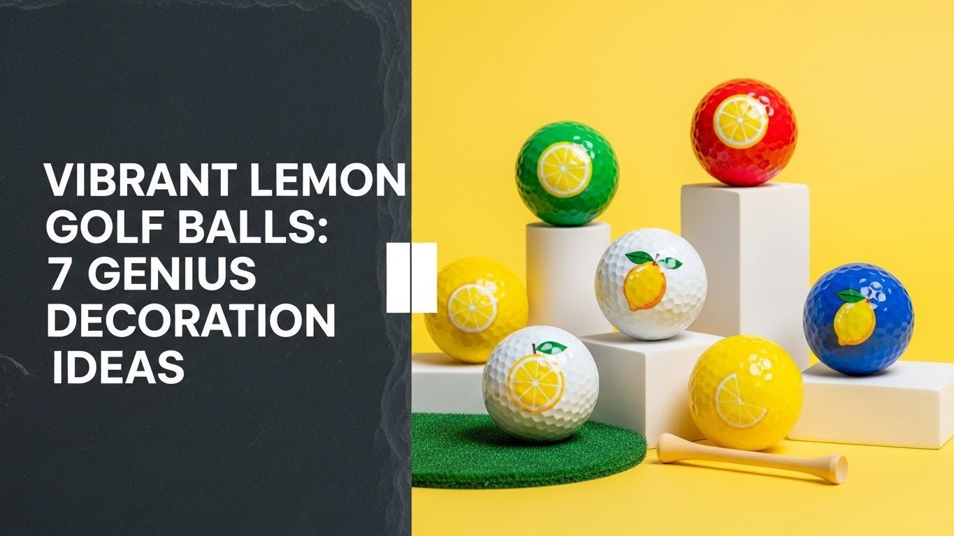 Vibrant Lemon Golf Balls: 7 Genius Decoration Ideas