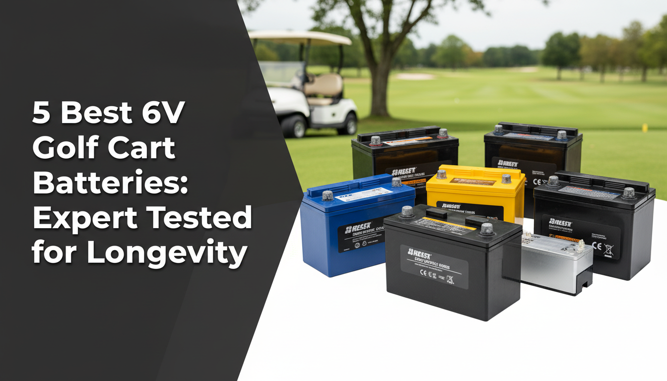 5 Best 6V Golf Cart Batteries: Expert Tested For Longevity