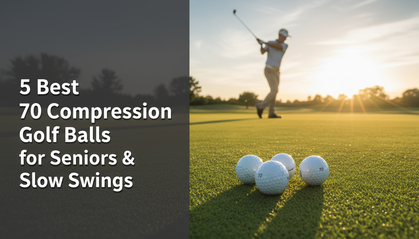 5 Best 70 Compression Golf Balls For Seniors & Slow Swings