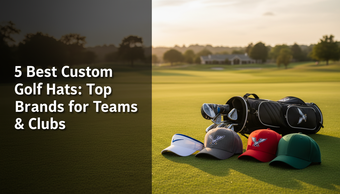 5 Best Custom Golf Hats: Top Brands For Teams & Clubs