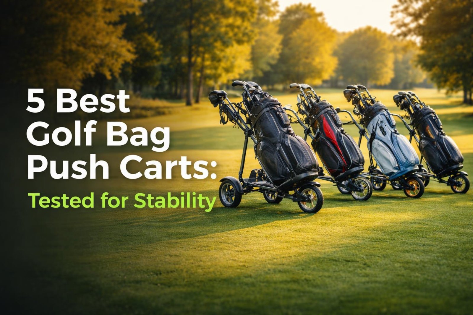 5 Best Golf Bag Push Carts: Tested For Stability In 2026