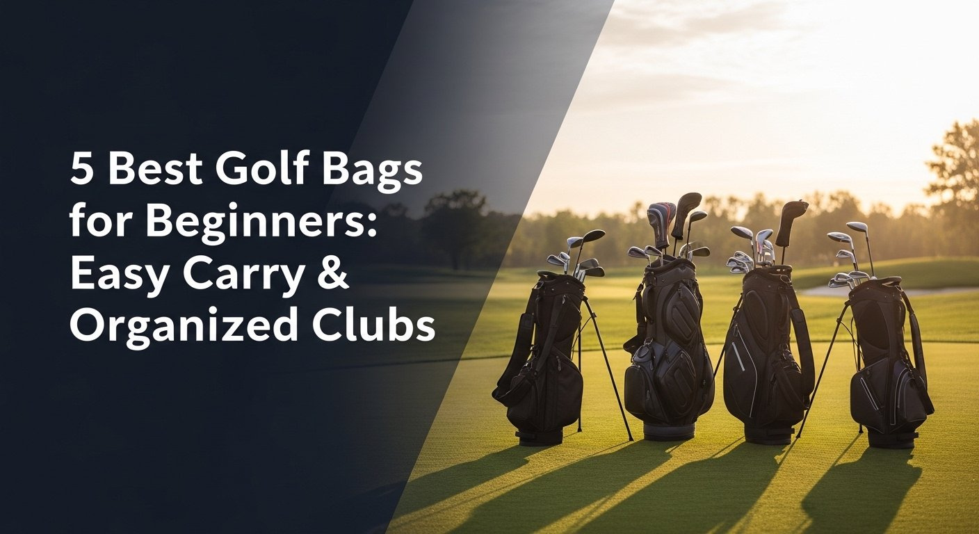 5 Best Golf Bags For Beginners: Easy Carry & Organized Clubs