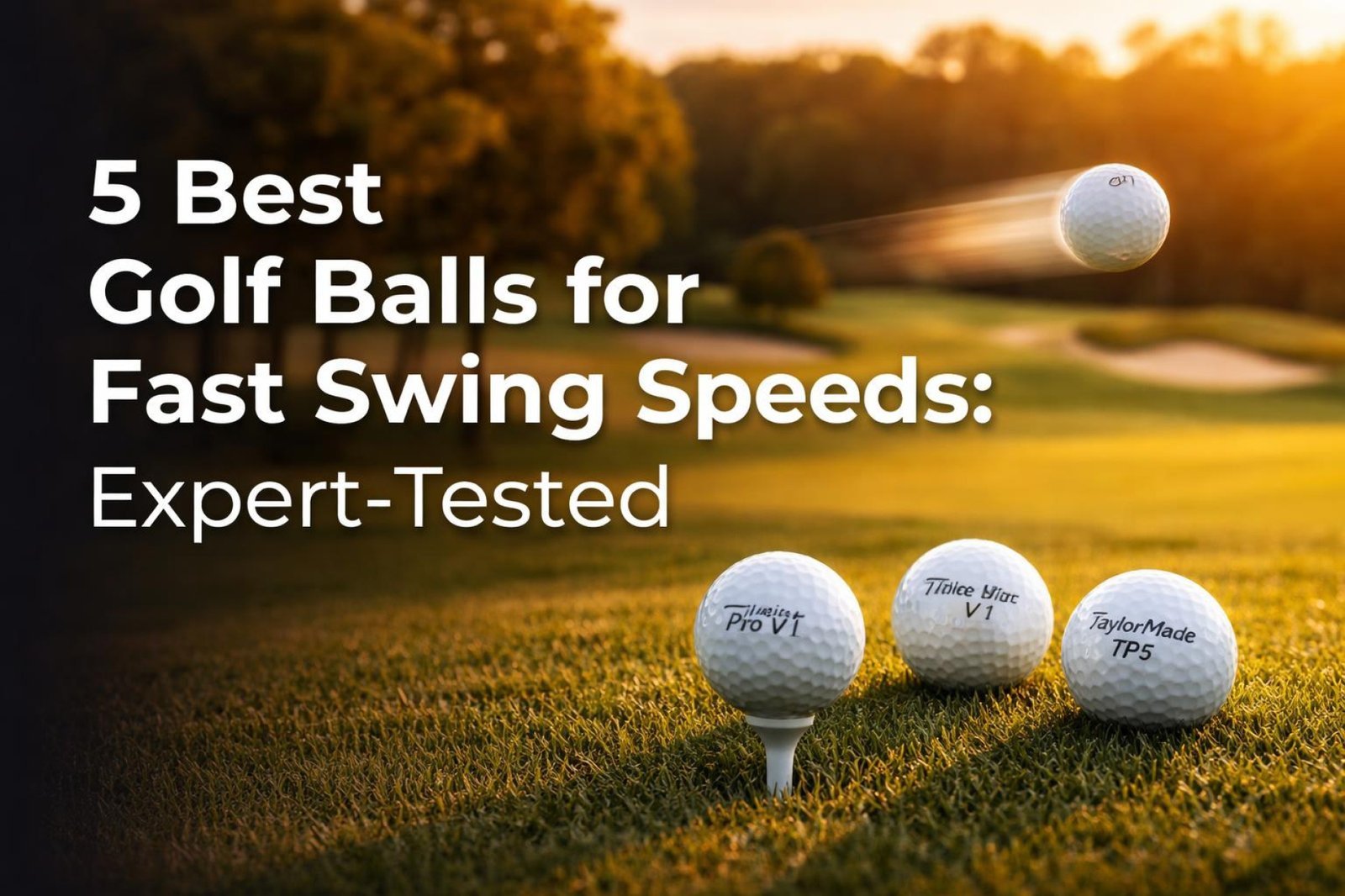 5 Best Golf Balls For Fast Swing Speeds: Expert-Tested 2026