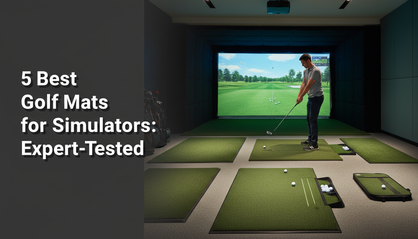 5 Best Golf Mats For Simulators: Expert-Tested In 2026