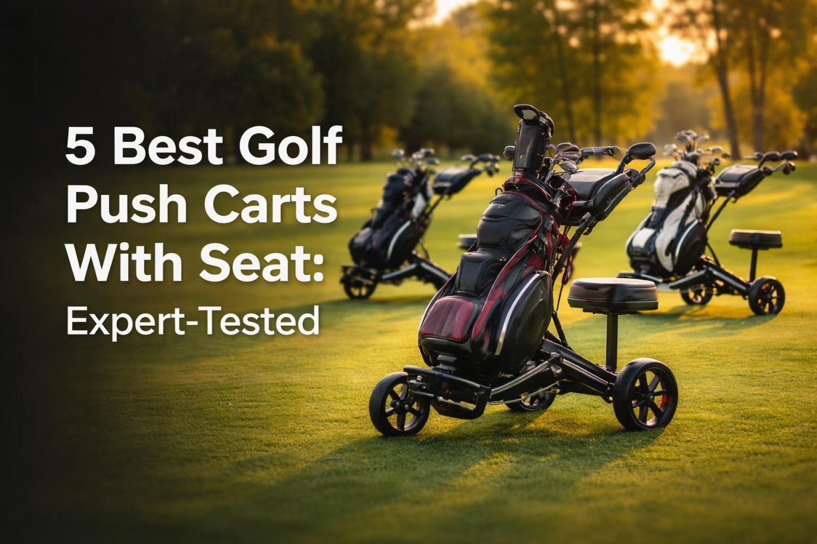 5 Best Golf Push Carts With Seat: Expert-Tested In 2026