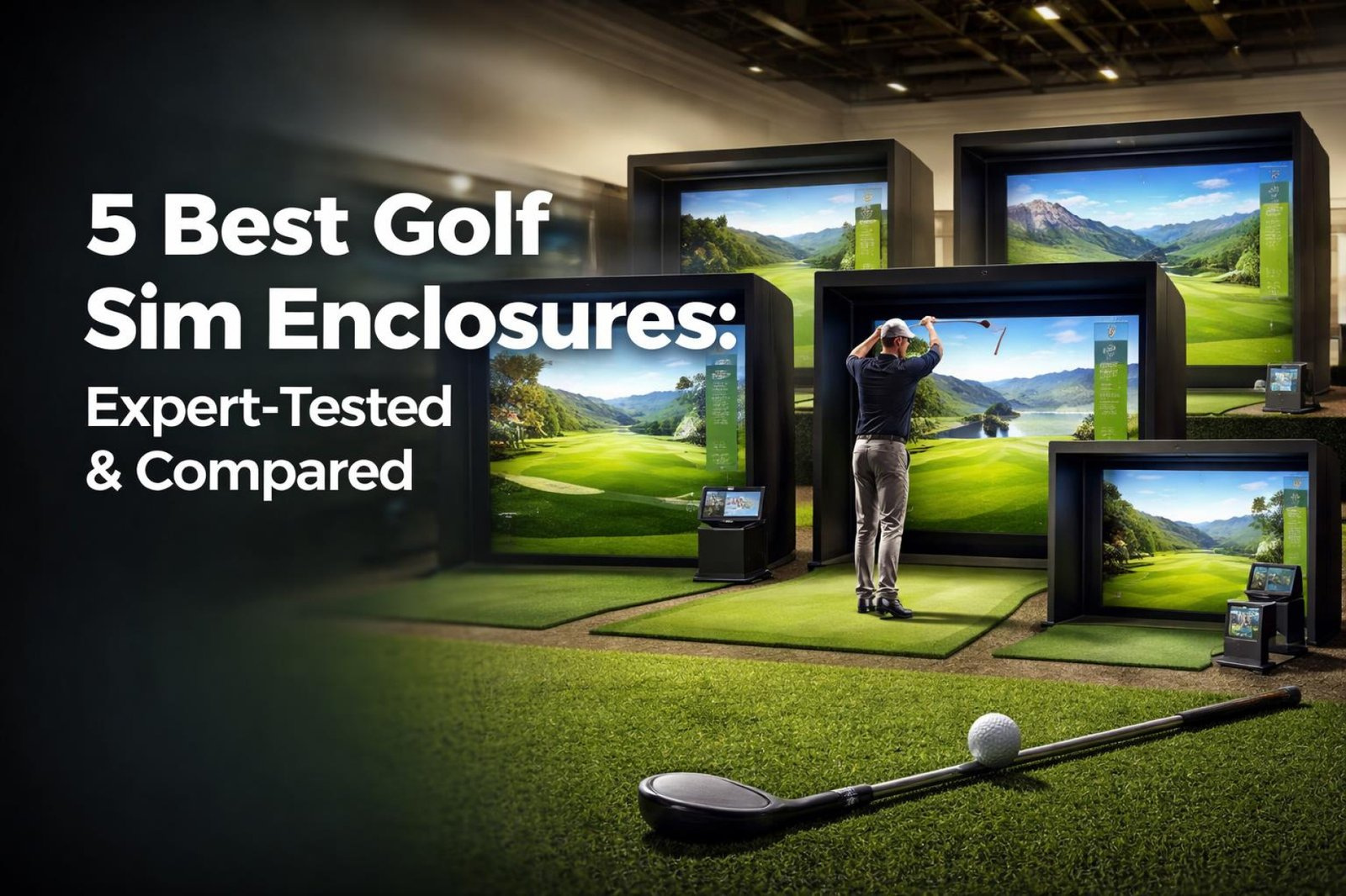 5 Best Golf Sim Enclosures: Expert-Tested & Compared