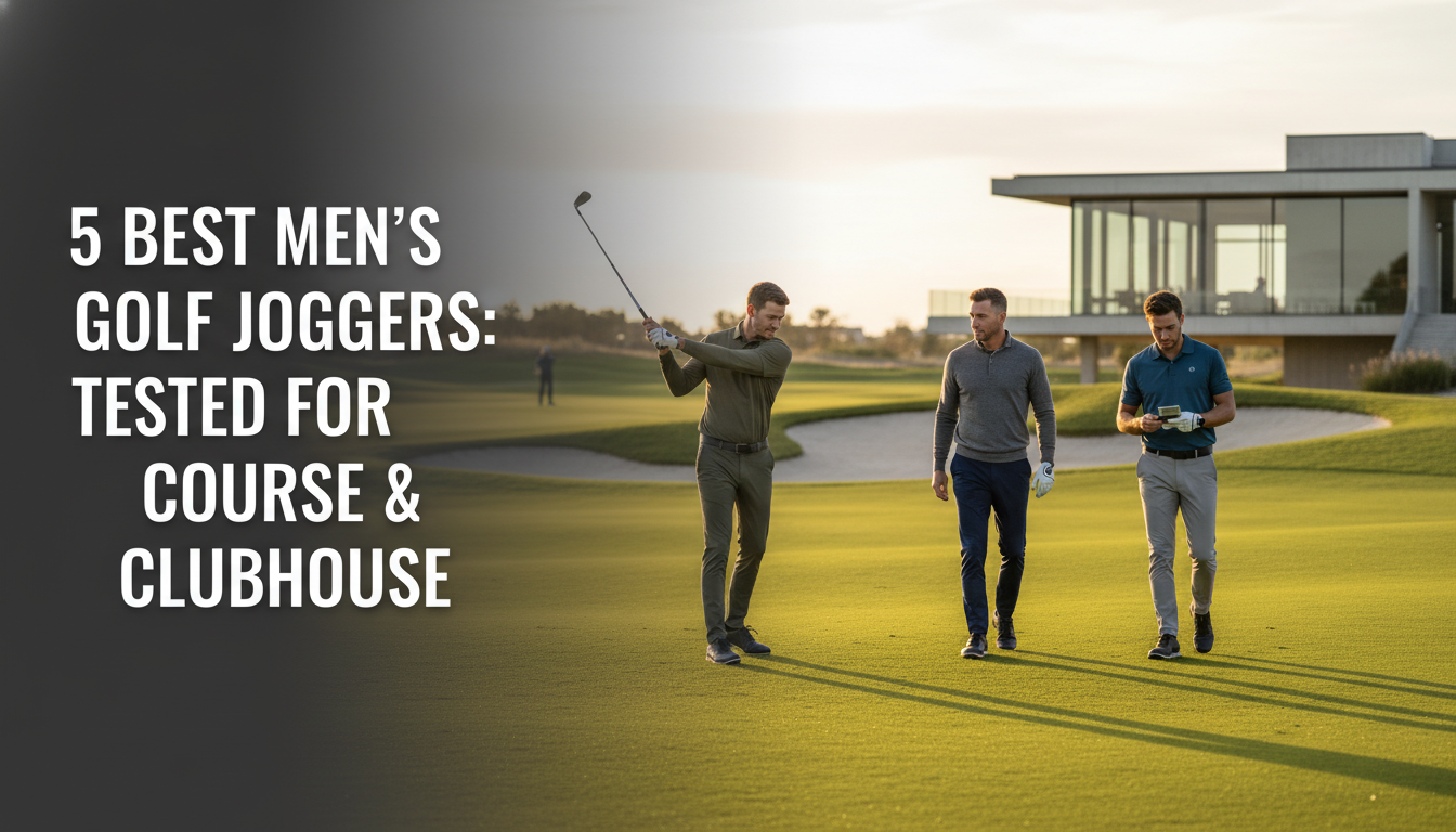 5 Best Men's Golf Joggers: Tested For Course & Clubhouse