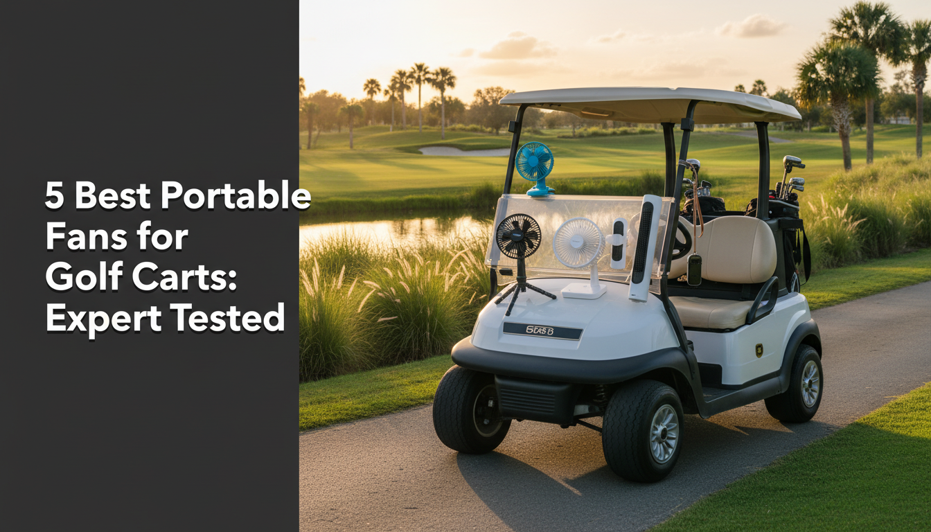 5 Best Portable Fans For Golf Carts: Expert Tested 2026