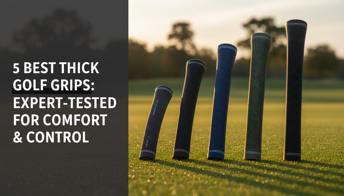 5 Best Thick Golf Grips: Expert-Tested For Comfort & Control In 2026