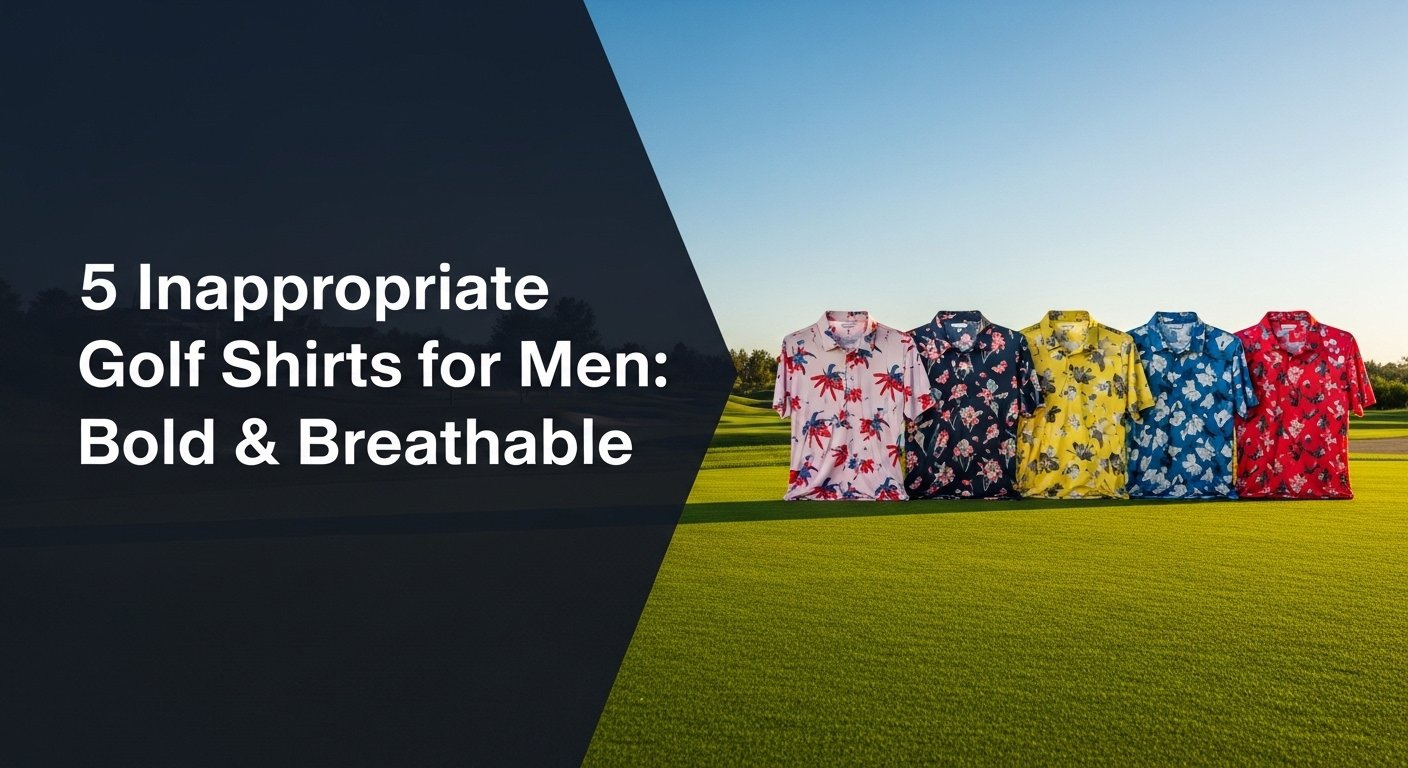 5 Inappropriate Golf Shirts For Men: Bold & Breathable