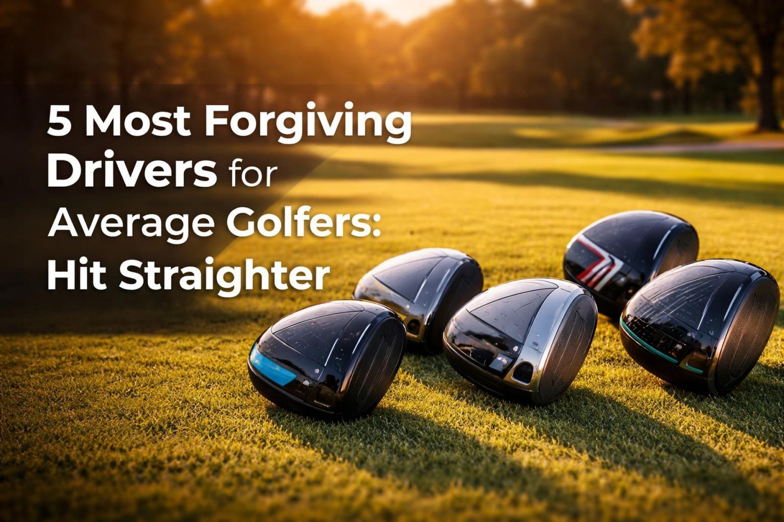 5 Most Forgiving Drivers For Average Golfers: Hit Straighter [YEAR]