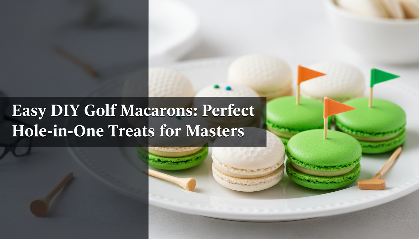 Easy DIY Golf Macarons: Perfect Hole-in-One Treats For Masters 2026