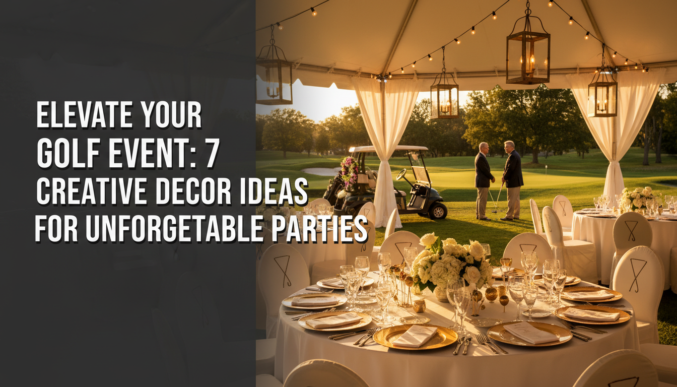 Elevate Your Golf Event: 7 Creative Decor Ideas For Unforgettable Parties