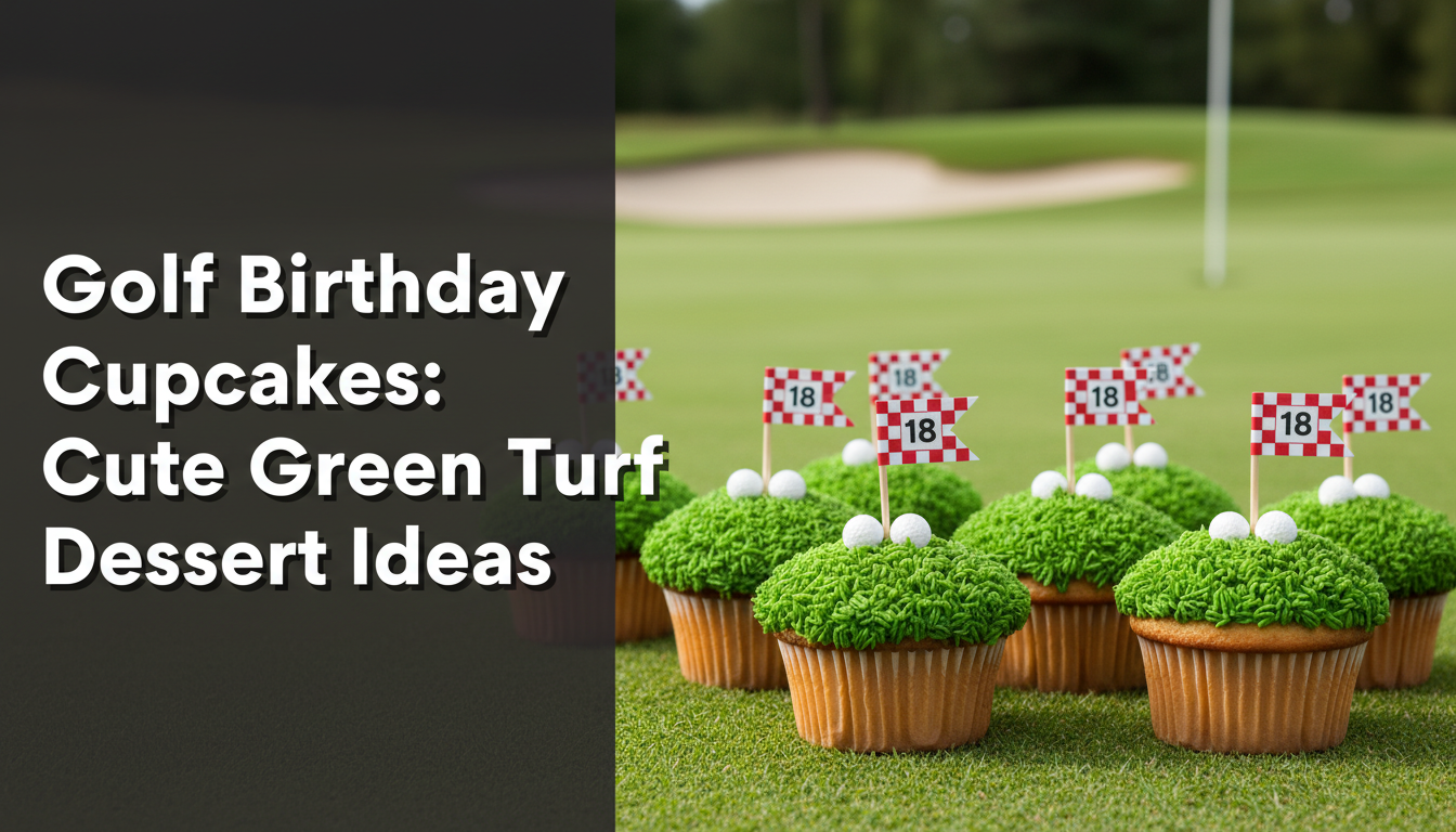 Golf Birthday Cupcakes: Cute Green Turf Dessert Ideas For 2026