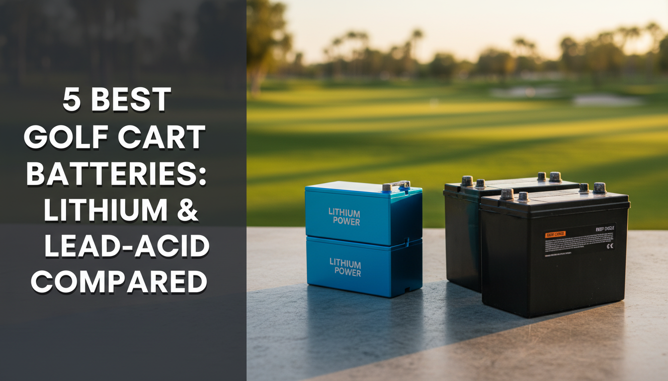 5 Best Golf Cart Batteries: Lithium & Lead-Acid Compared 2026