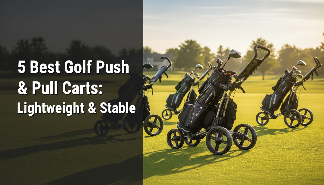 5 Best Golf Push & Pull Carts: Lightweight & Stable