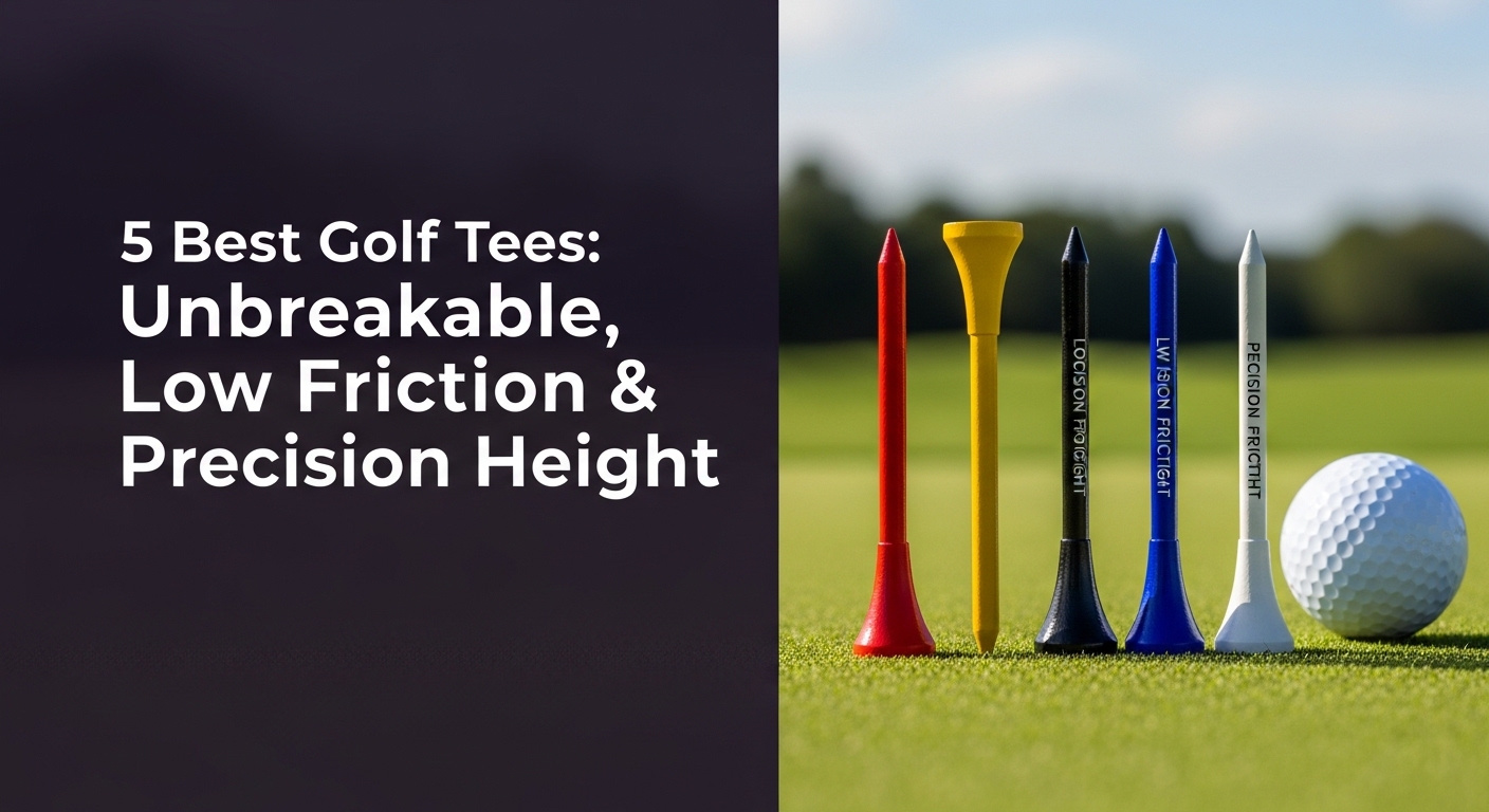 5 Best Golf Tees: Unbreakable, Low Friction & Precision Height