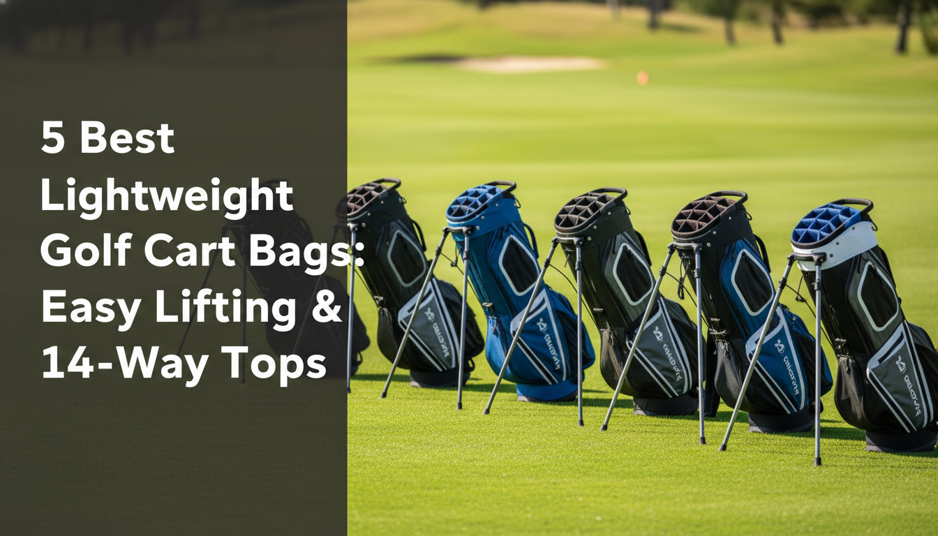 5 Best Lightweight Golf Cart Bags: Easy Lifting & 14-Way Tops