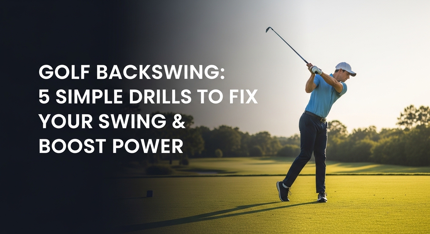 Golf Backswing: 5 Simple Drills To Fix Your Swing & Boost Power