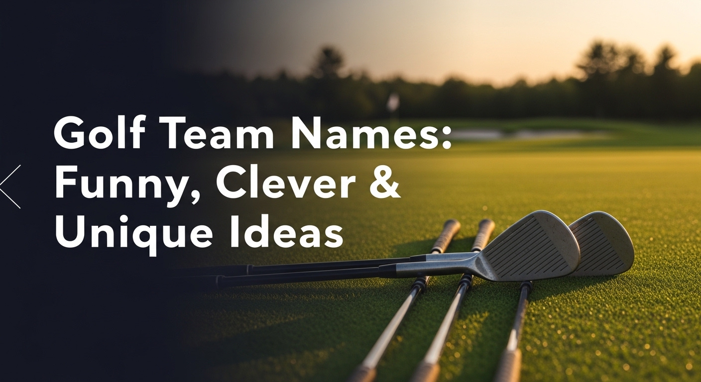 Golf Team Names: Funny, Clever & Unique Ideas For 2026