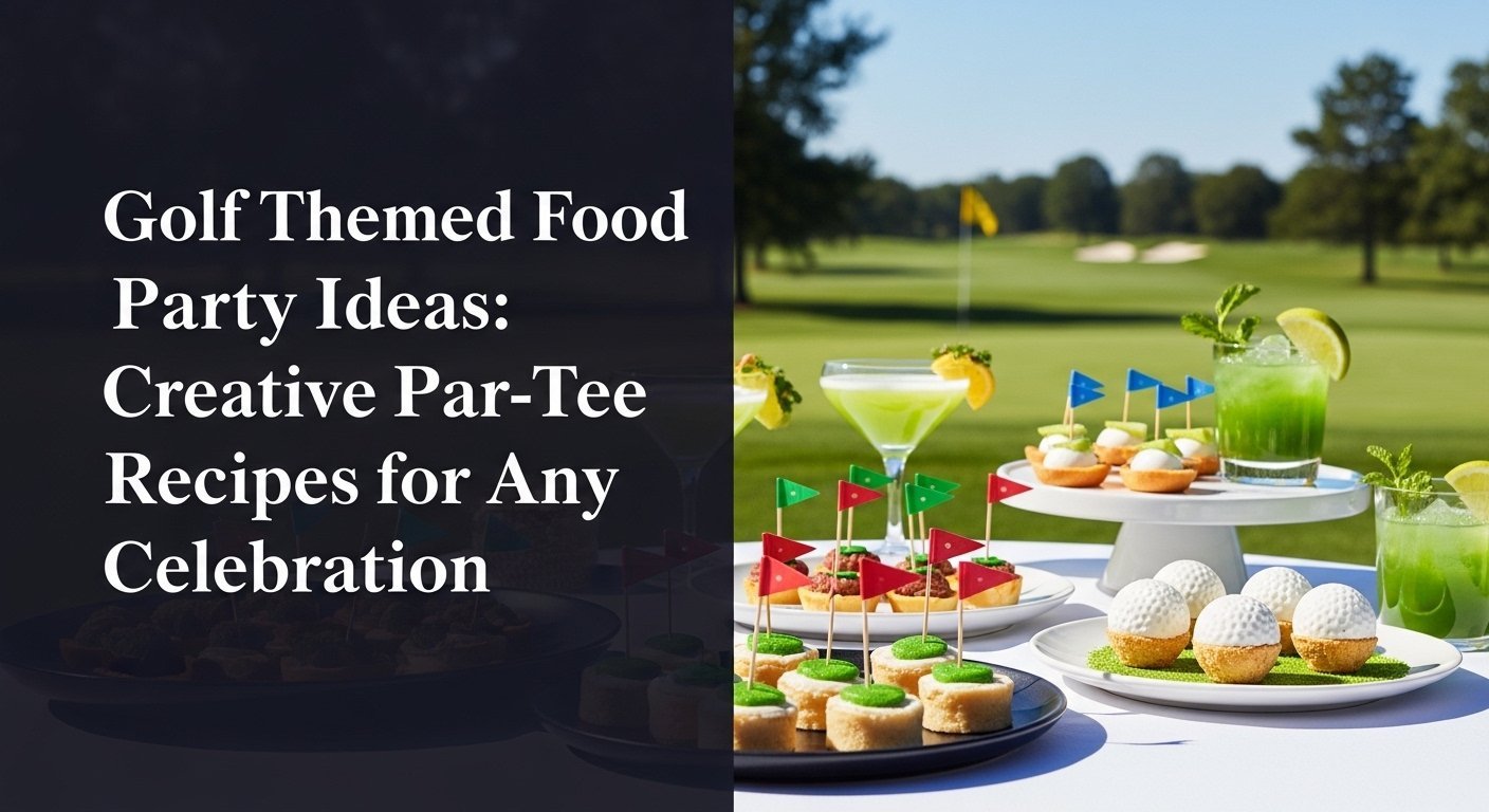 Golf Themed Food Party Ideas: Creative Par-Tee Recipes For Any Celebration