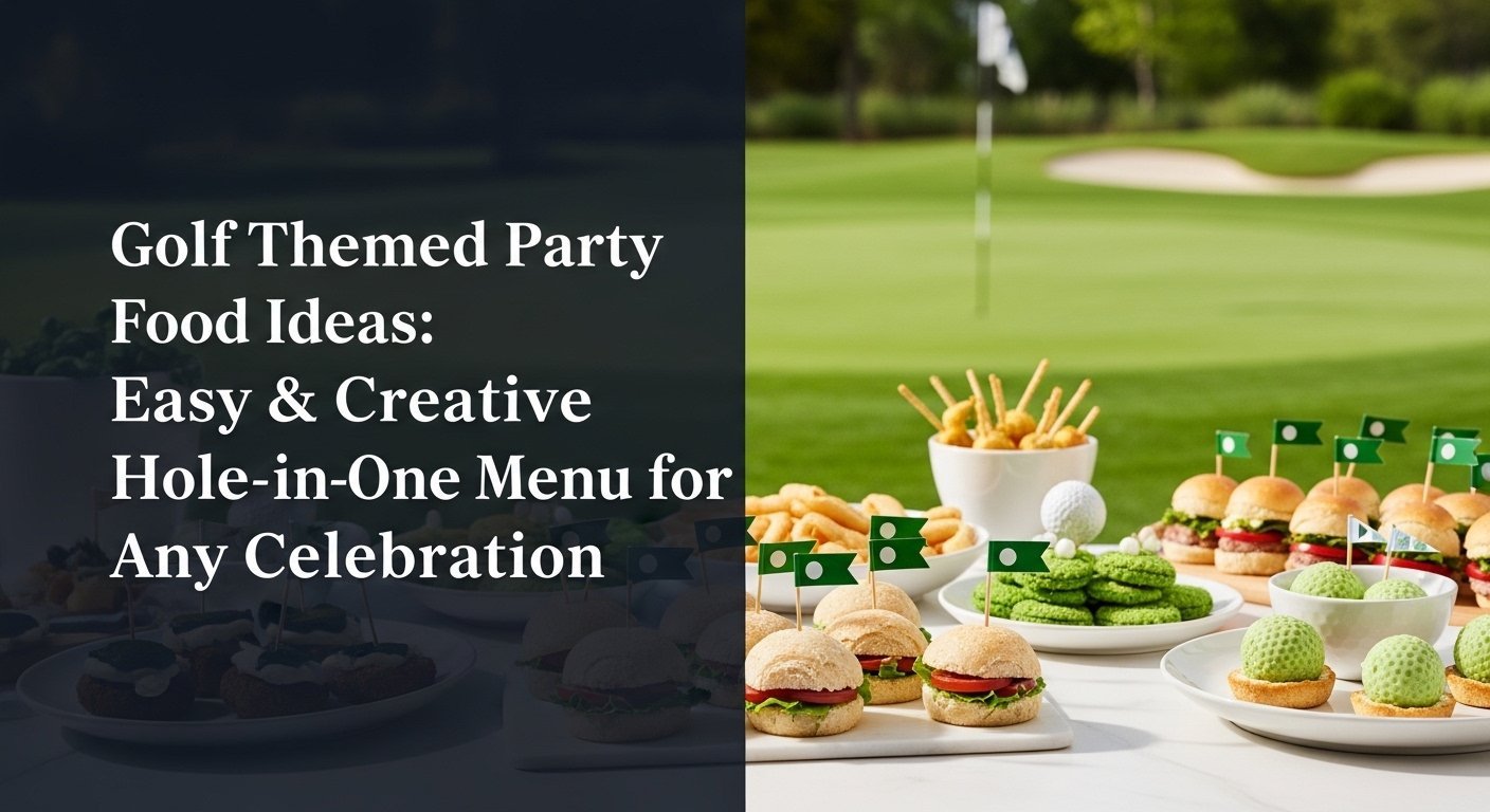 Golf Themed Party Food Ideas: Easy & Creative Hole-in-One Menu For Any ...
